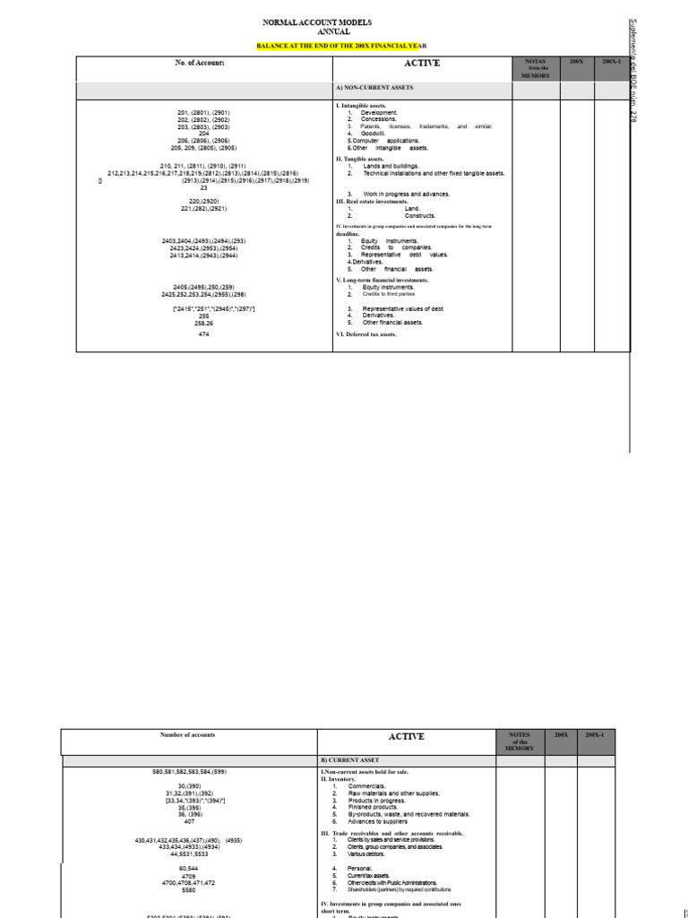 200X Financial Year Account Models | PDF | Equity (Finance) | Financial ...