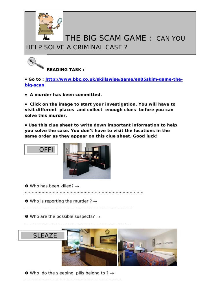 The Big Scam Game | PDF | Violence | Crime Thriller