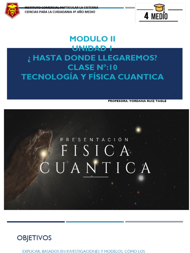 MODULO II Fisica Cuantica Avances | PDF | Mecánica cuántica | Física