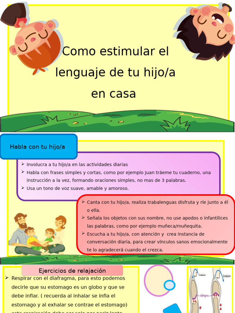 Como Estimular El Lenguaje de Tu Hijo en Casa | PDF