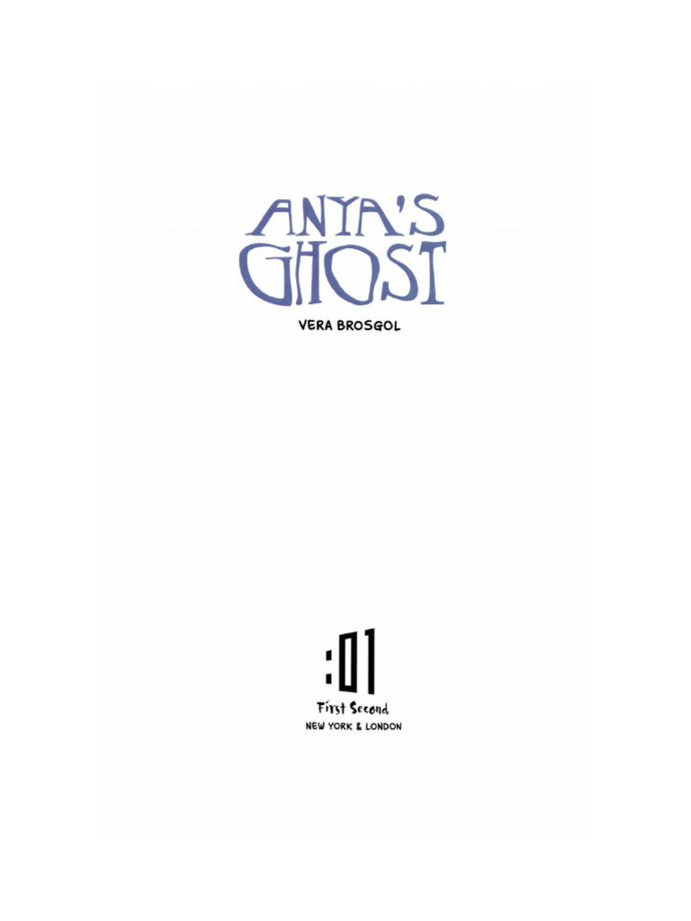 Anya's Ghost by Vera Brosgol | PDF