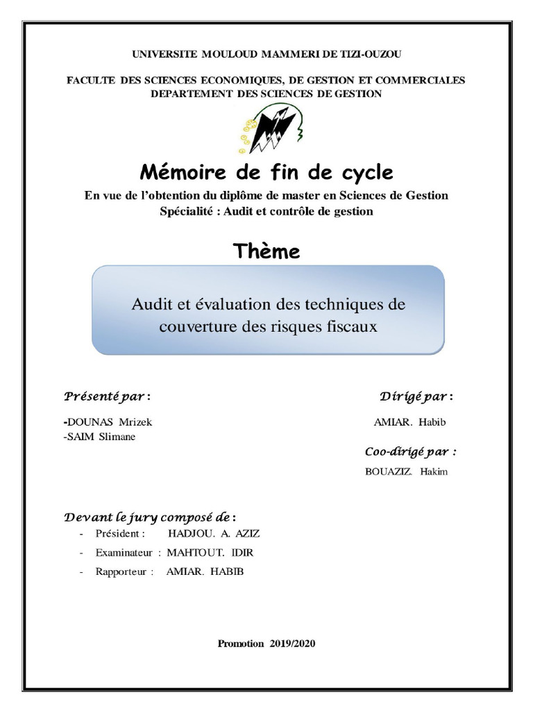 Memoire Fini | PDF