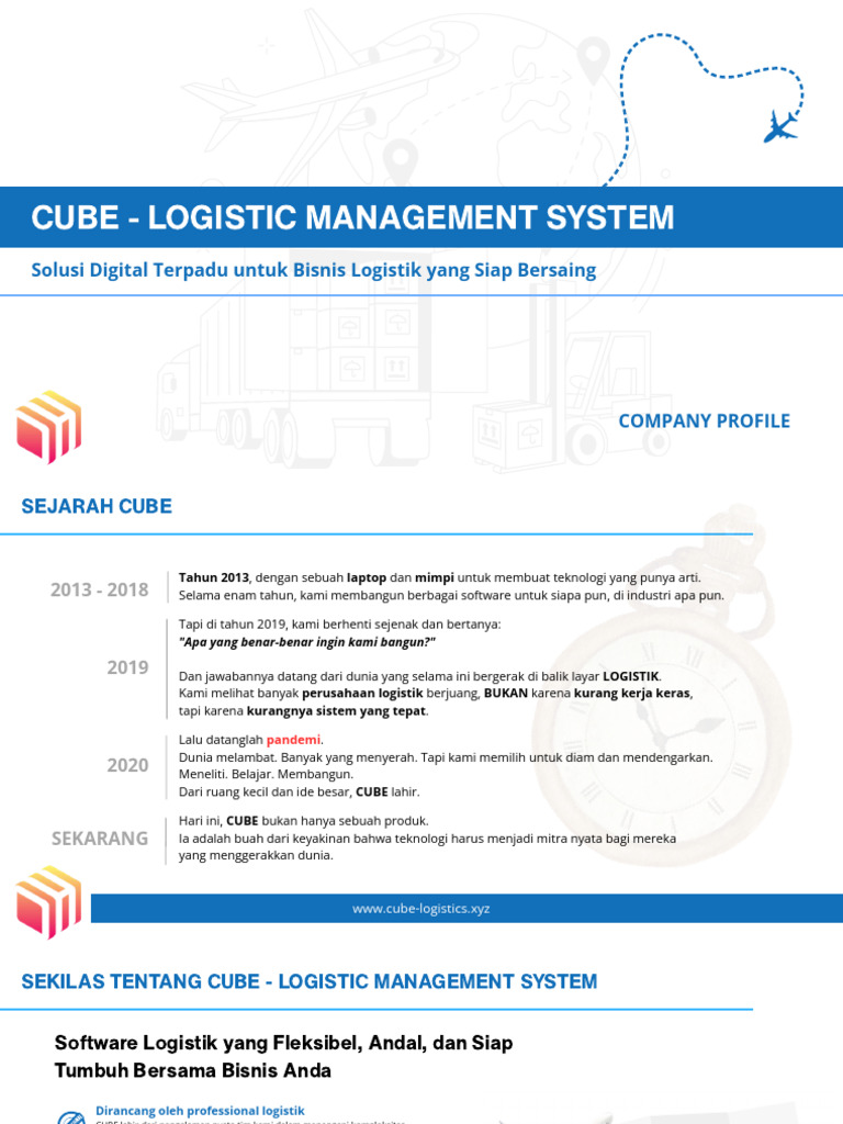 Sistem Manajemen Logistik CUBE | PDF
