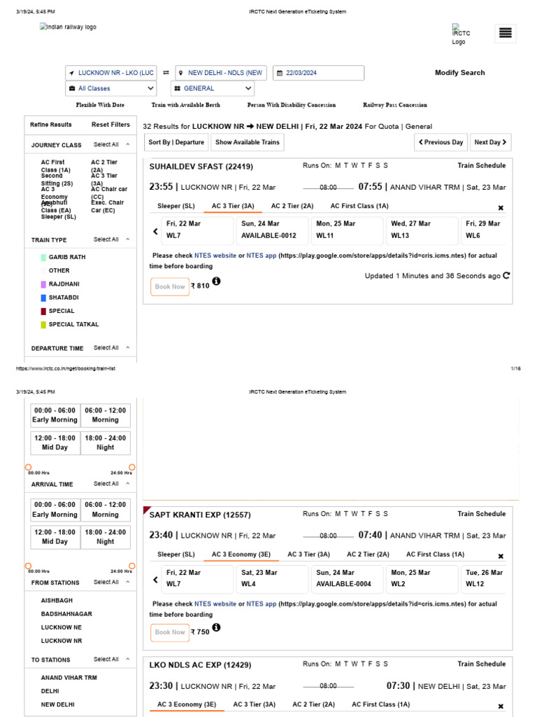 IRCTC Train Booking System Guide | PDF | Rolling Stock | Rail Transport
