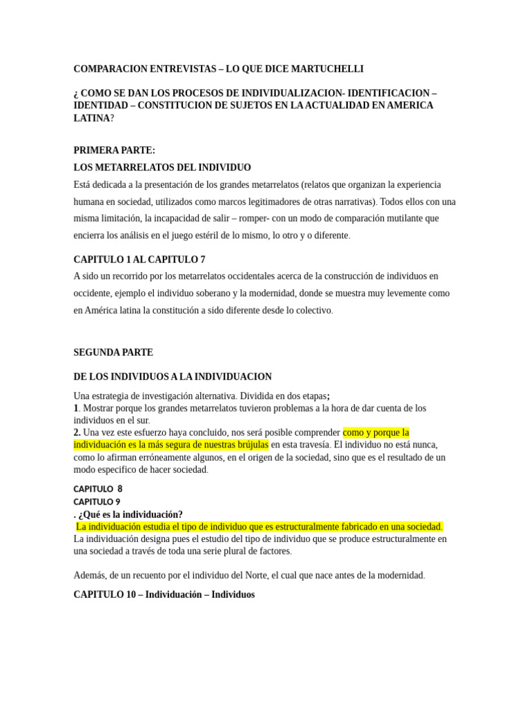 Aportes de Martuchelli A La Tesis | PDF | Sociedad | America latina
