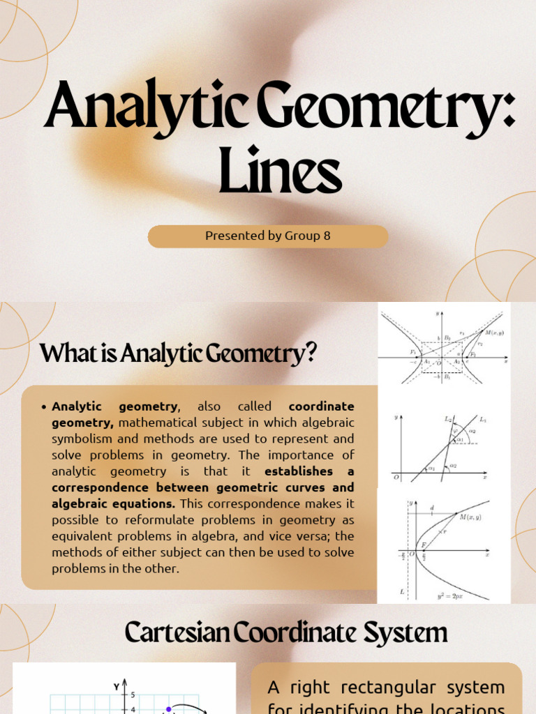 Understanding Analytic Geometry: Lines | PDF | Analytic Geometry | Line ...