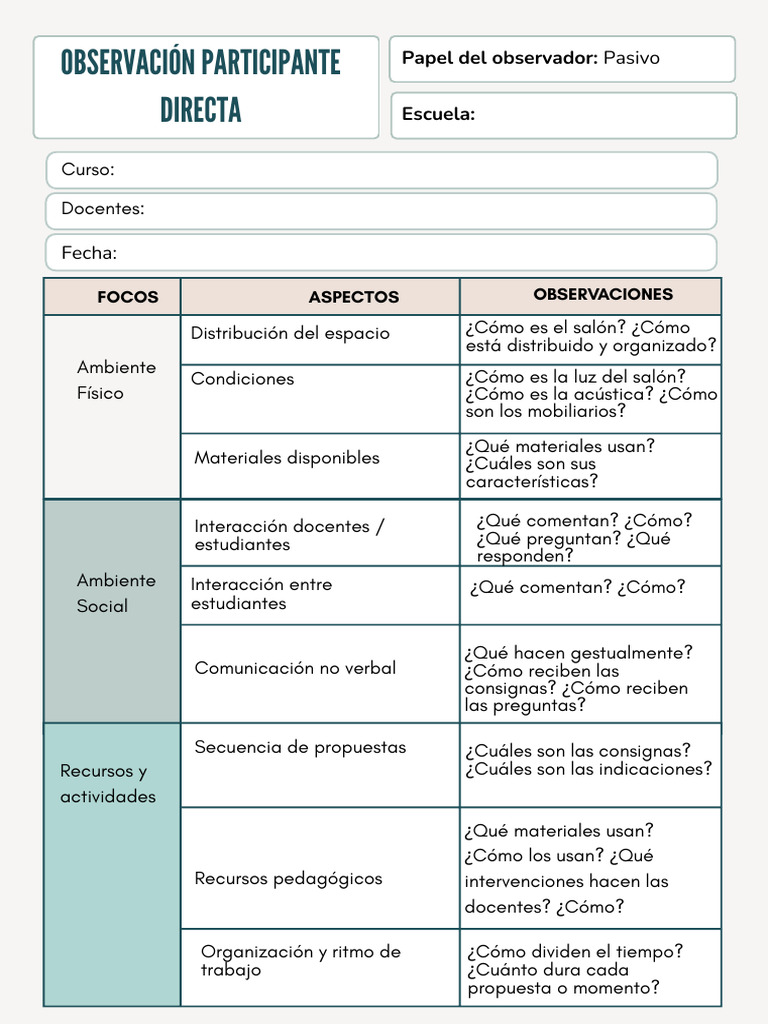 Observación de Plantas | PDF