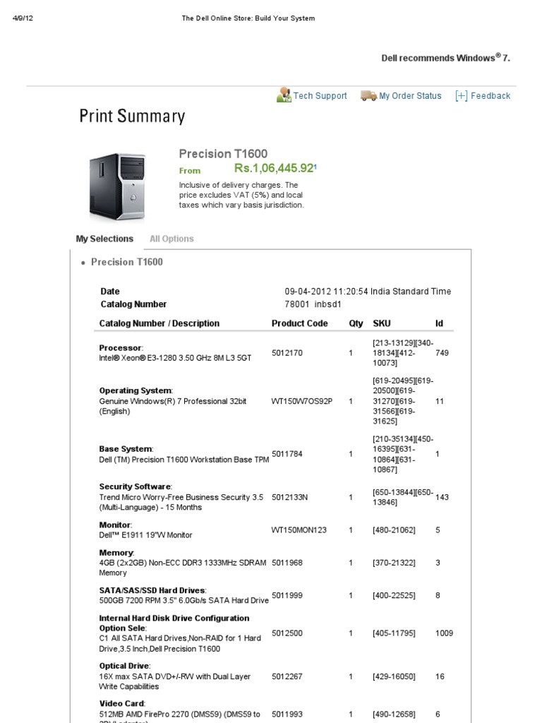 Dell Advance PC | PDF | Desktop Computer | Laptop