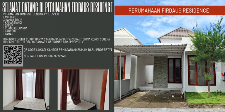 Perumahan Firdaus Residence Type 55/100 | PDF