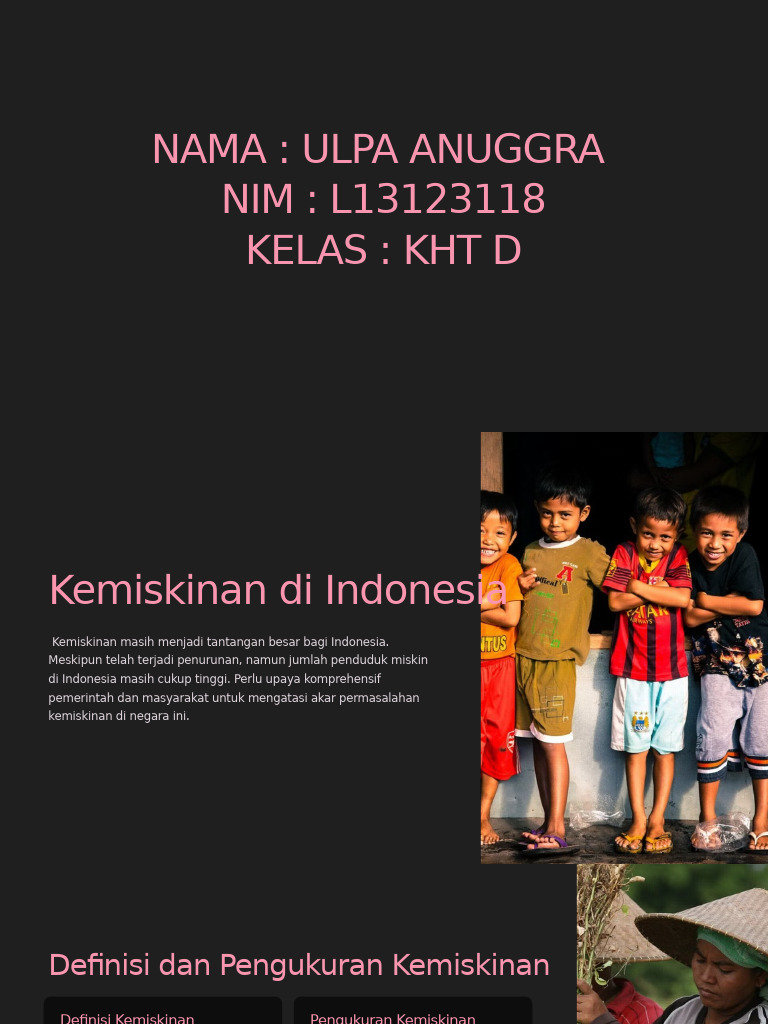 Ppt Individu Ekonomi Ulfa | PDF