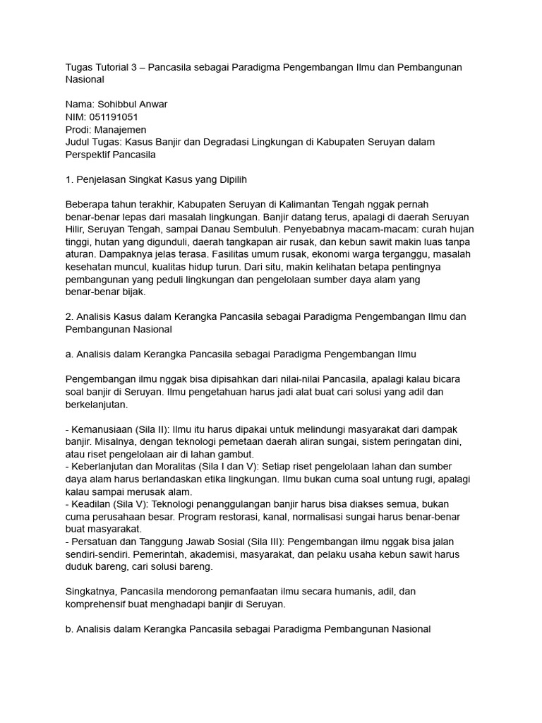 Tugas Tutorial 3 – | PDF