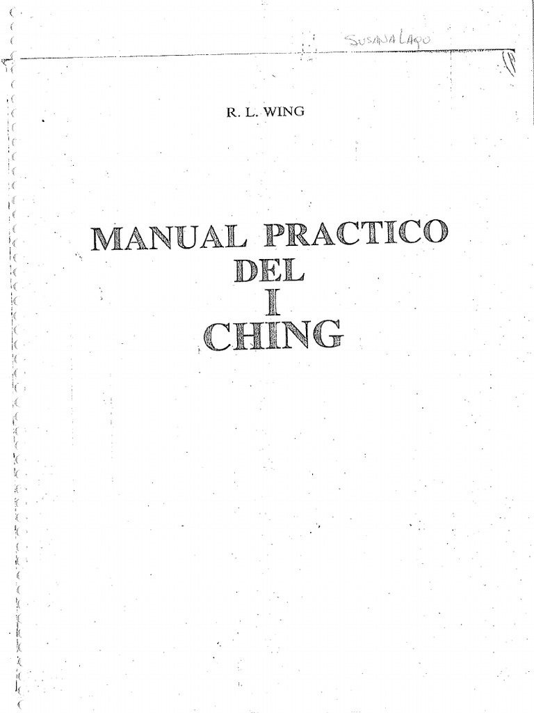 Manual Practico Del I Ching Wing | PDF