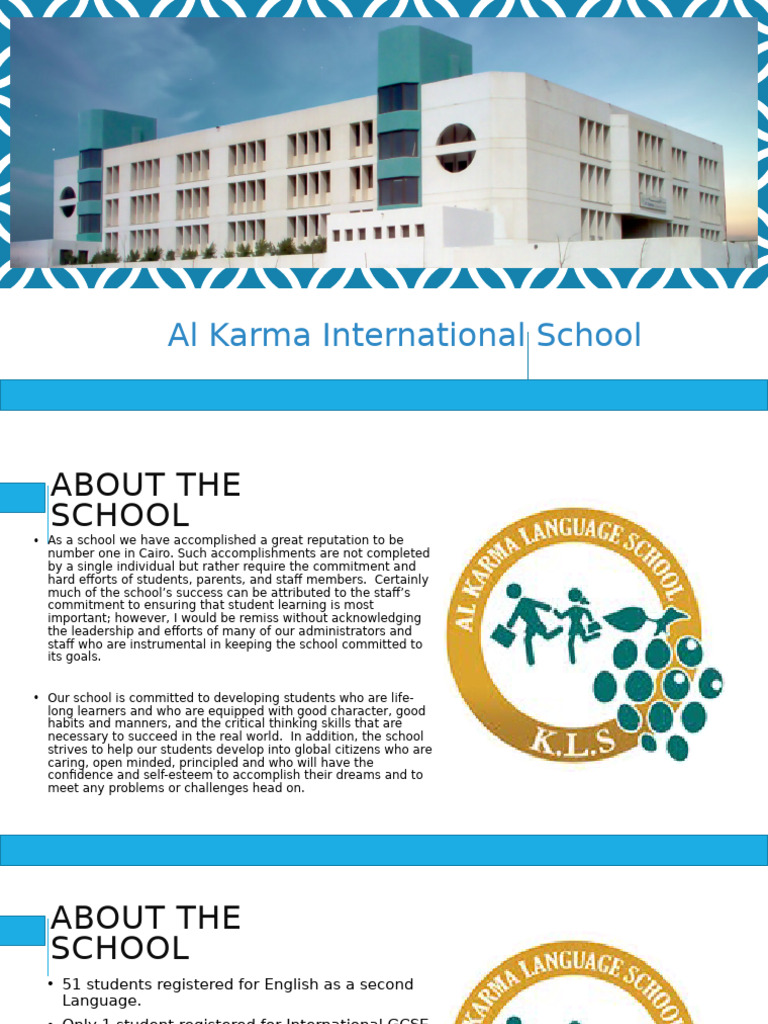 Al Karma International School Overview | PDF | Educational Assessment ...