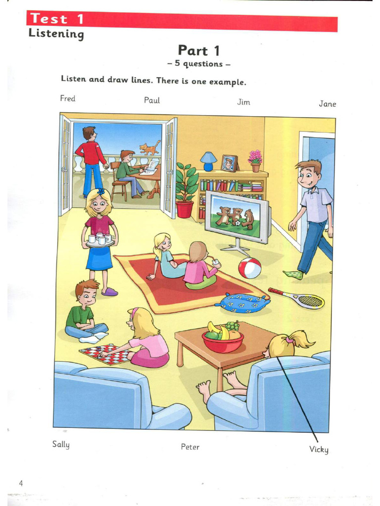 Movers 9 Test 1 | PDF