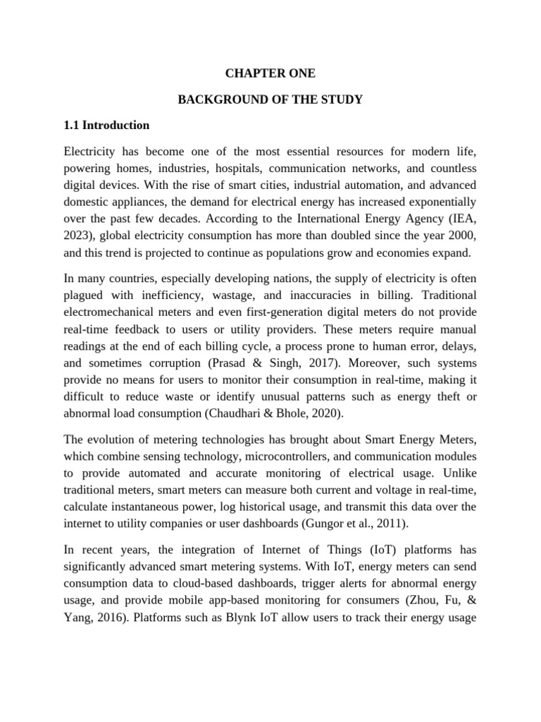 SMART ENERGY METER | PDF | Internet Of Things | Smart Grid