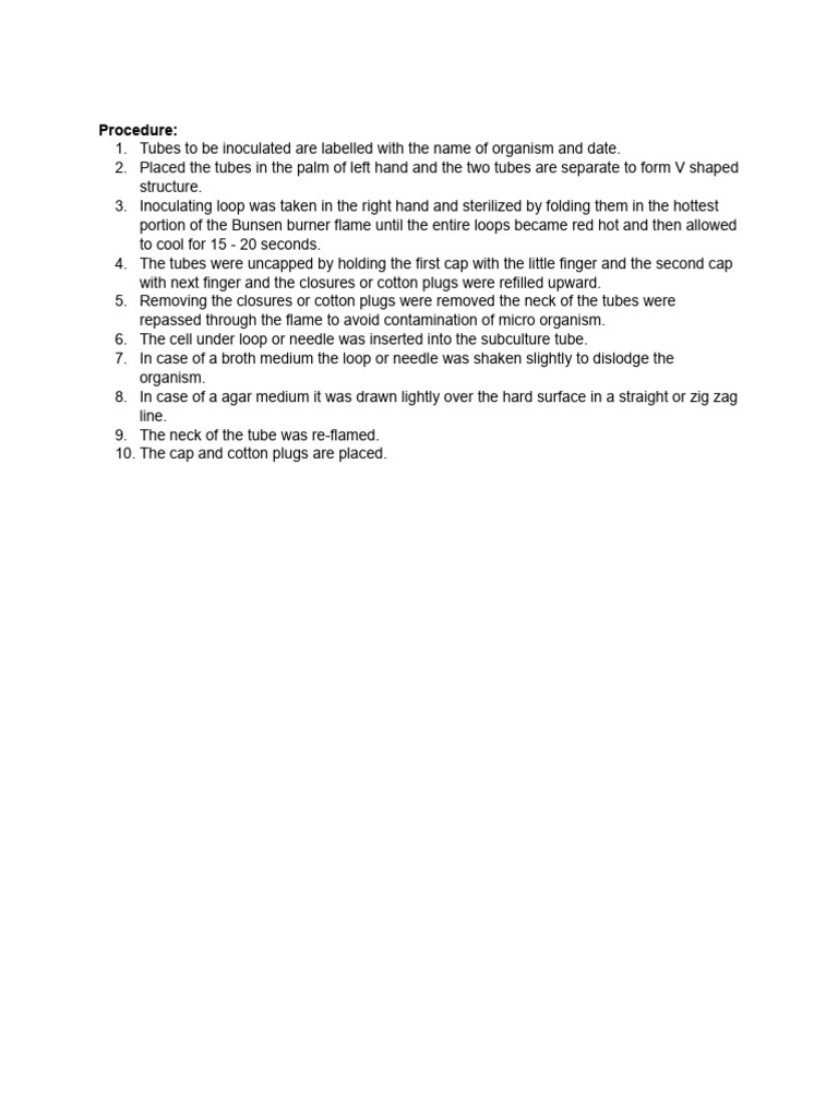 Subculture Bacteria 2nd | PDF
