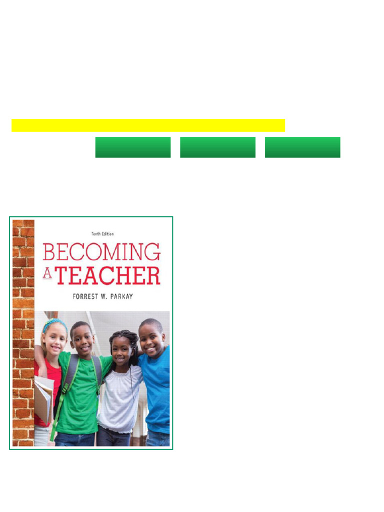 (Ebook) Becoming a Teacher, Enhanced Pearson eText with Loose-Leaf ...