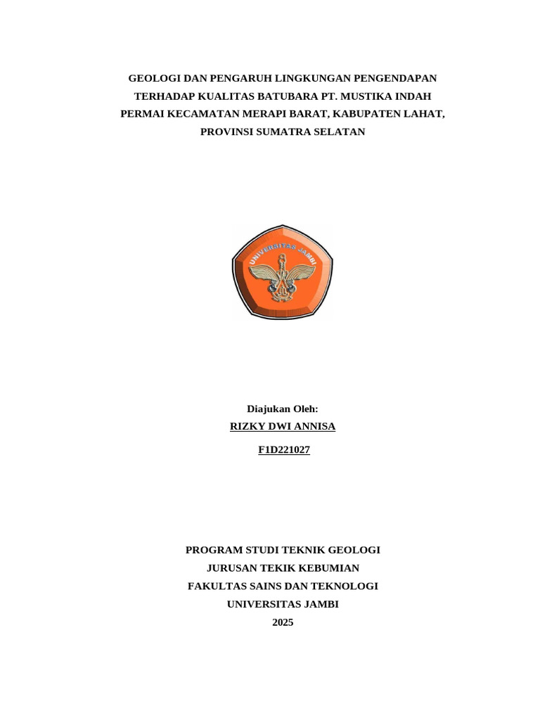 Proposal Penelitian Tugas Akhir Ica PT MIP | PDF