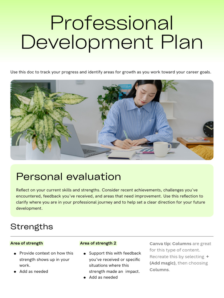 Professional Development Tracking Guide | PDF | Performance Indicator ...