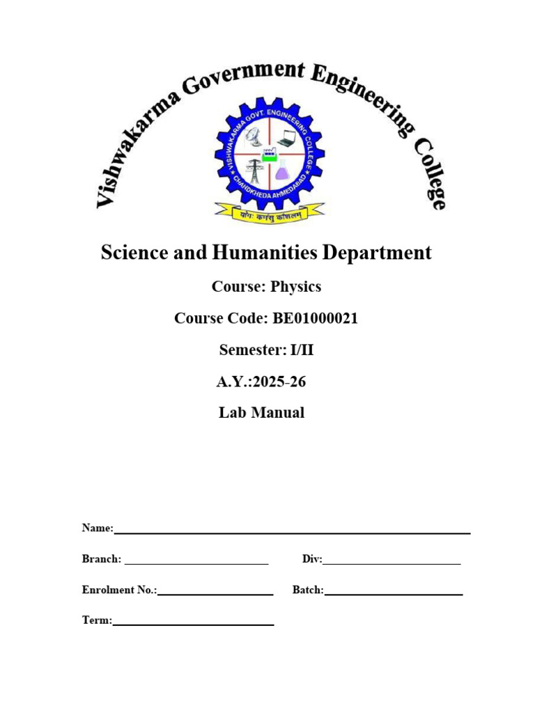 Physics Lab Manual Revised | PDF | Electrical Resistivity And ...
