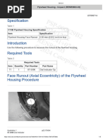 Flywheel Runout Inspection Guidelines | PDF | Machines | Mechanical ...