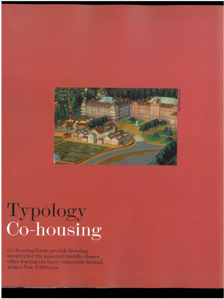 B. Text 1. Typology. Co-Housing AR1505 | PDF