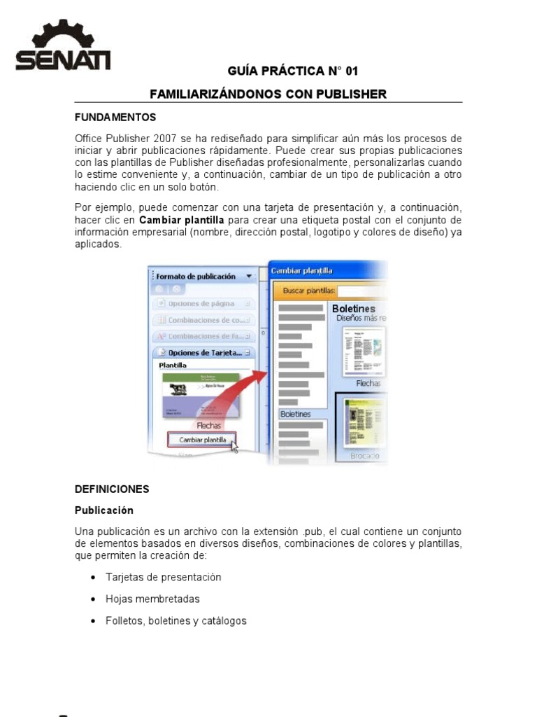Introducción a Microsoft Publisher 2007 | PDF | Microsoft Excel | Software
