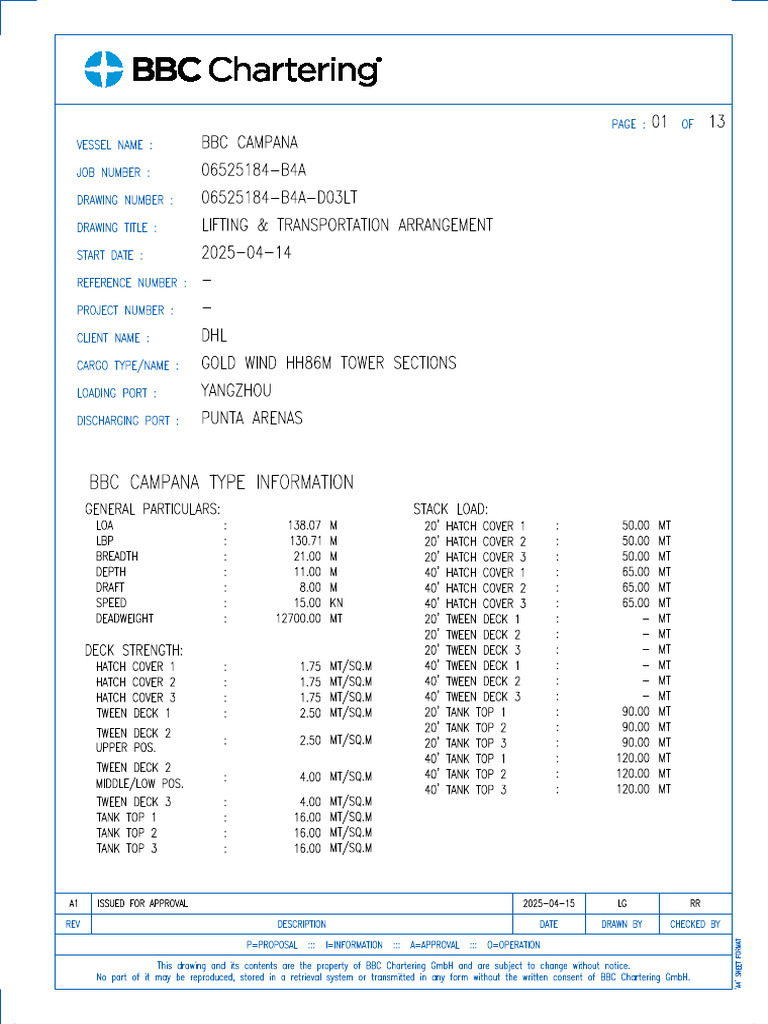 Windmills Towers Transportation Arrangements | PDF