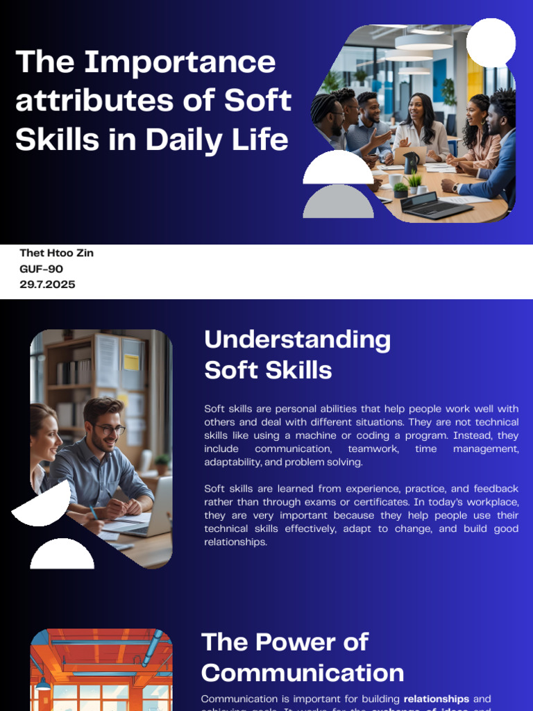 Presentation - The Importance of Soft Skills in My Daily Life | PDF ...