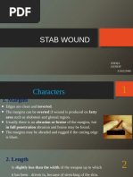 Understanding Stab Wounds: Types & Characteristics | PDF | Knife | Wound