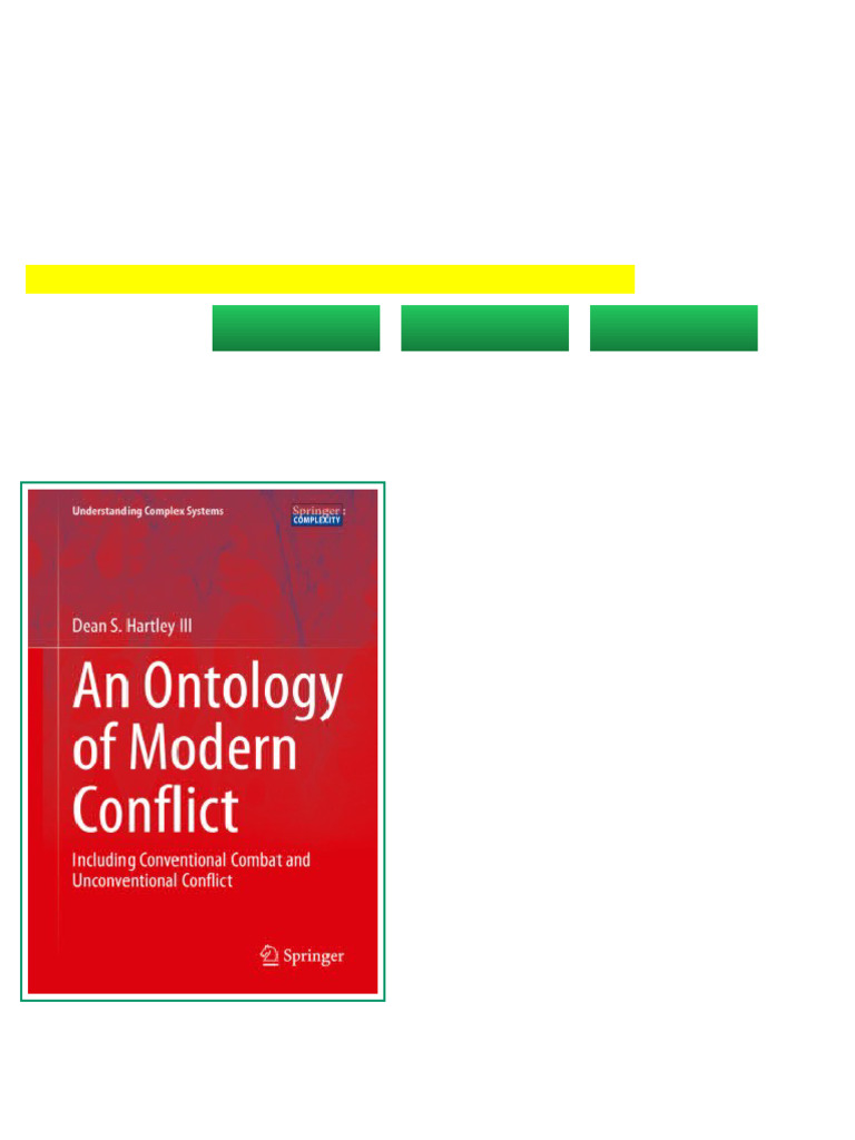 An Ontology of Modern Conflict: Including Conventional Combat and ...