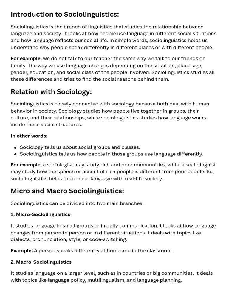 Introduction To Sociolinguistics. Long Question - 20251030 - 204319 ...