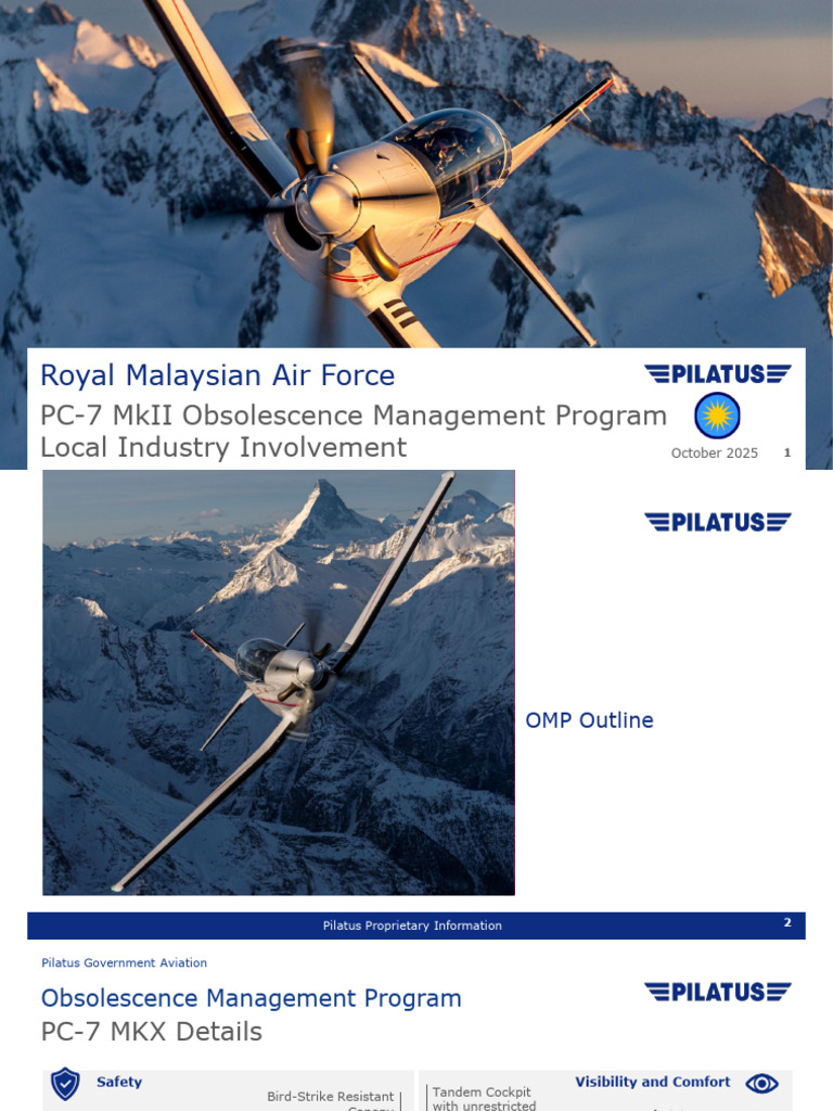 Rmaf Pc-7 Mkii Omp (To MKX) - Ldi Involvement r3 Airod | PDF | Aviation ...