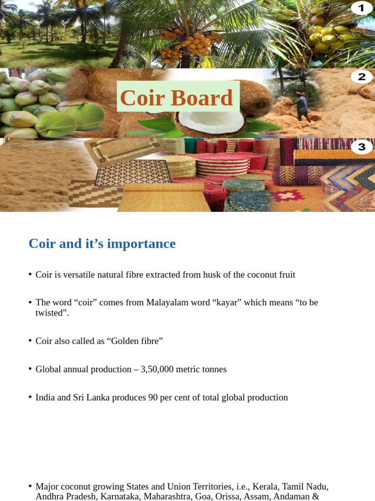 Importance and Functions of Coir Board | PDF