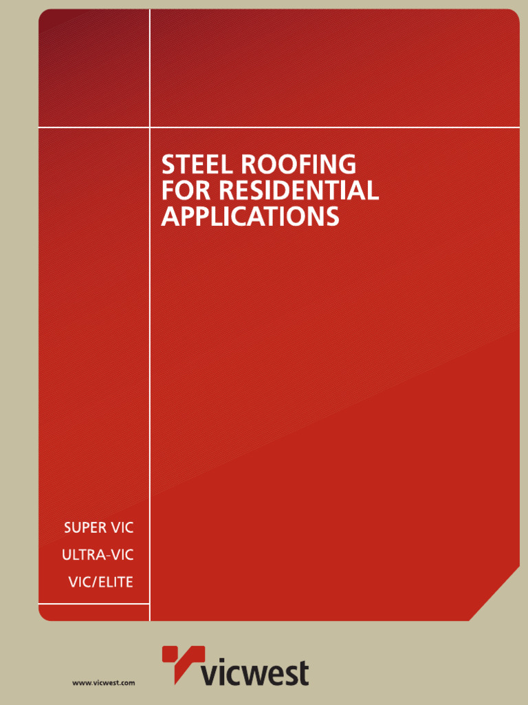 Residential Roofing Panel Guide | PDF | Roof | Building Engineering