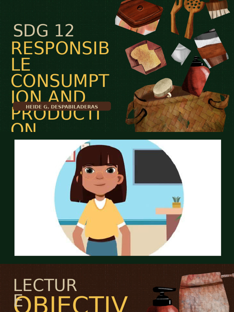 Contemp SDG 12, 13 and 14 | PDF | Sustainability | Climate Resilience