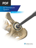 G7 Dual Mobility Surgical Technique Guide | PDF | Hip | Screw