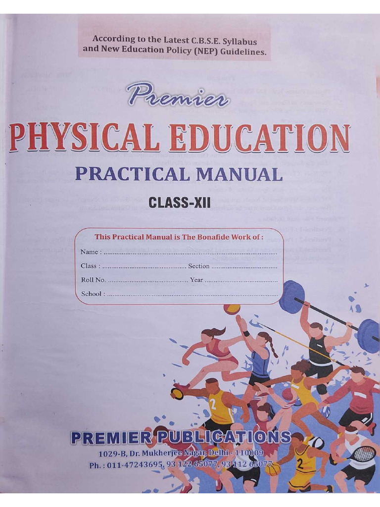 Physical Education Lab Manual | PDF