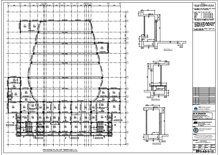 Bps-Au-s-15 - Framing Plan of Terrace Floor LVL | PDF