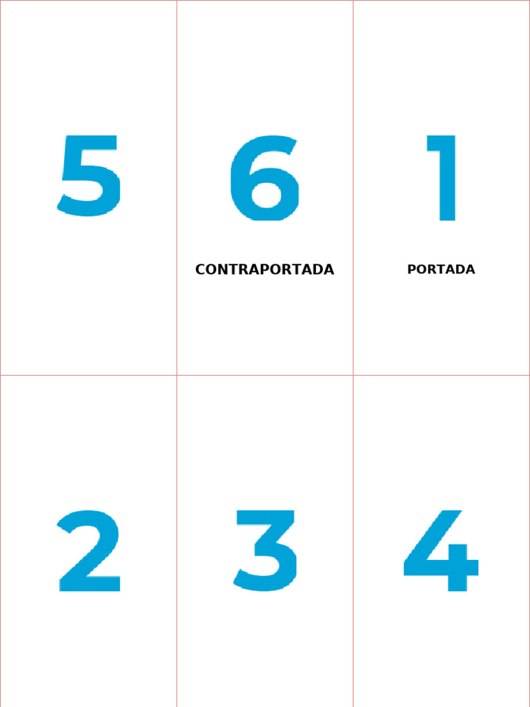 Plantilla para Tripticos Word | PDF