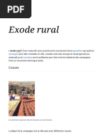 Exode Rural : Définition et Solutions | PDF | Zone rurale | Agriculture