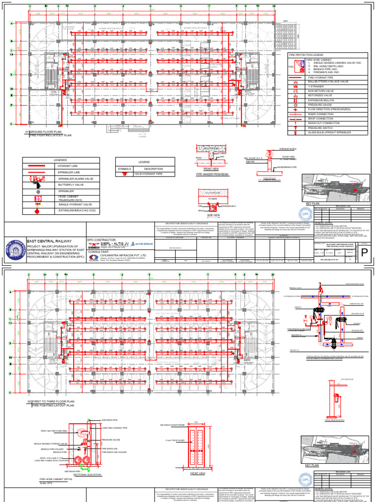 MLCP West (g+3) Fire Fighting | PDF | Plumbing | Mechanical Engineering
