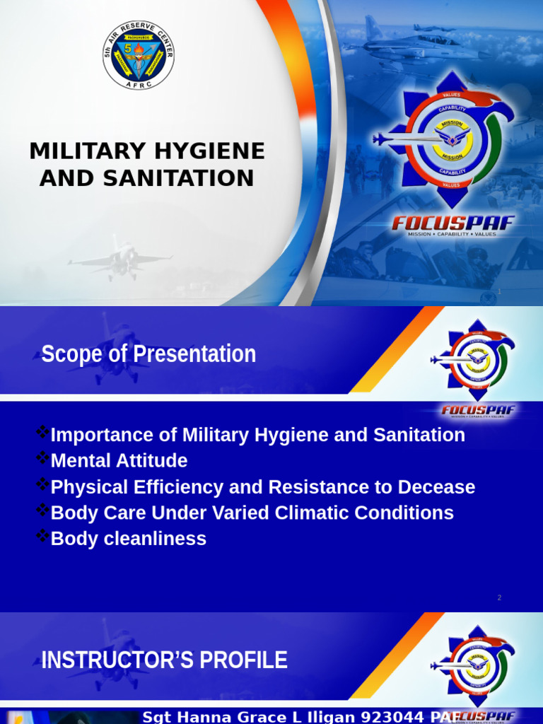 Military Hygiene | PDF | Hygiene | Foodborne Illness
