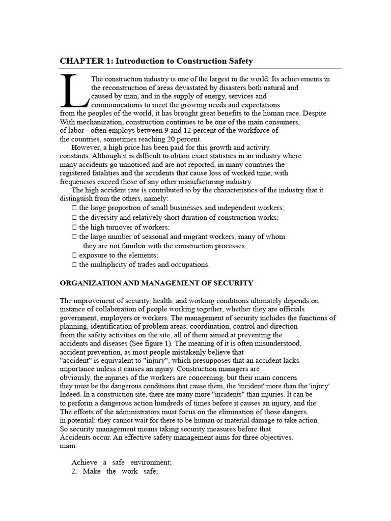 Construction Safety Management Guide | PDF | Occupational Safety And ...