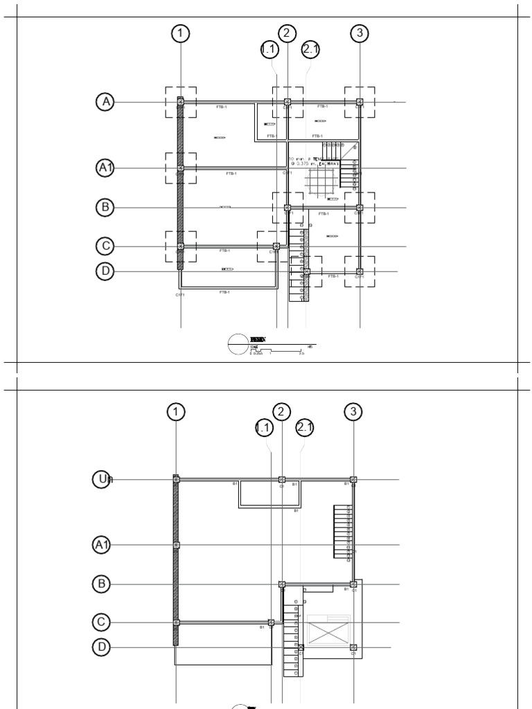 Plans de structure et charpente étage | PDF