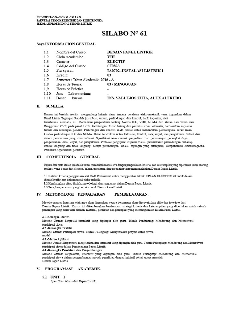 61_Desain Papan Listrik | PDF