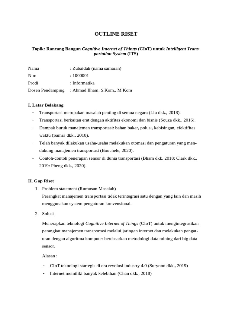Rmi Outline Riset | PDF