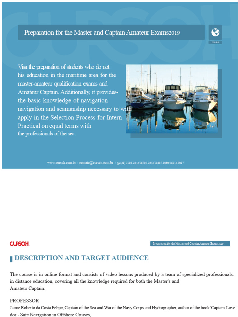 Master and Captain Exam Prep 2019 | PDF | Navigation