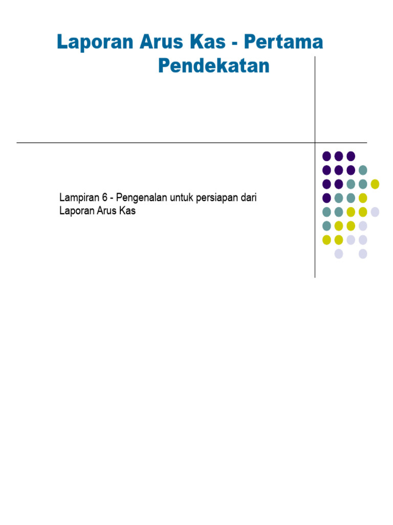 Laporan Arus Kas-Pendek | PDF