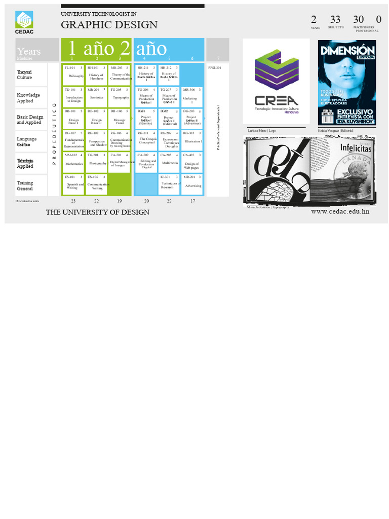 University Graphic Design Curriculum | PDF | Graphic Design | Design